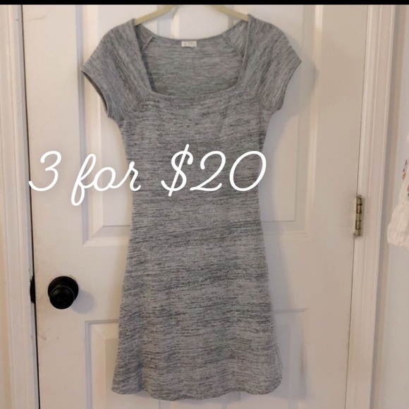 Garage | Dresses | Garage Grey Skater Dress Xs 3itemsfor2 | Poshmark
